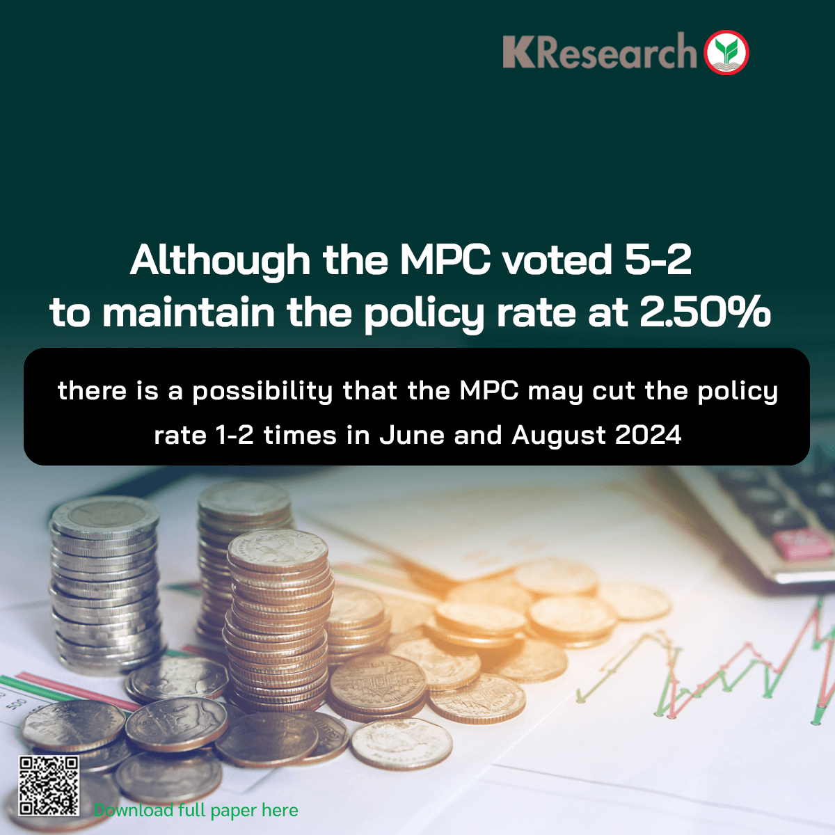 Although the MPC voted 5-2 to maintain the policy rate at 2.50%, there is a possibility that the ...